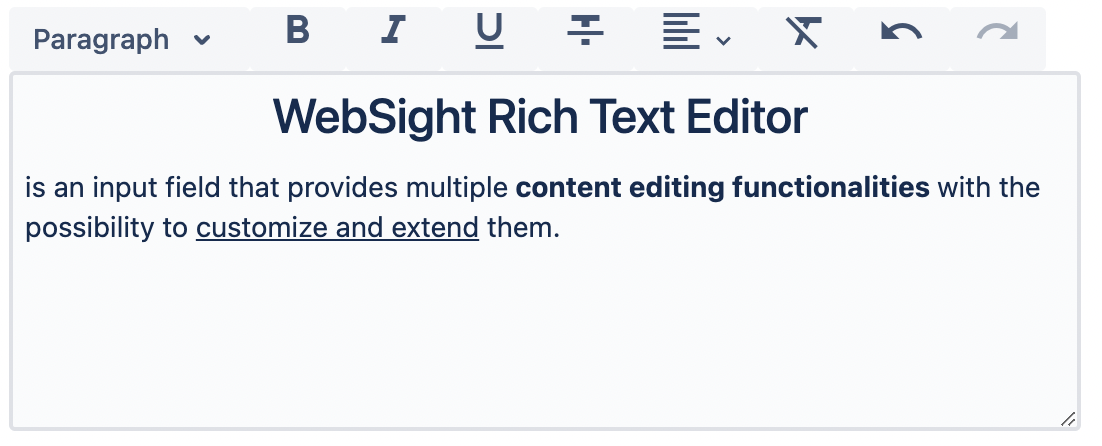 Customising Rich Text Editor in WebSight CMS Customising Rich Text Editor in WebSight CMS